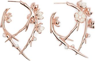 Shaun Leane Cherry Blossom Ohrringe mit Diamanten - Rosa