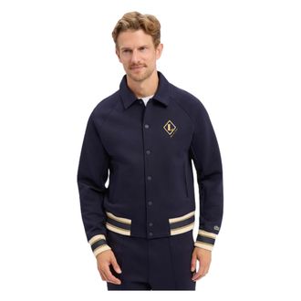 Lacoste Veste Varsity Badge - Homme - Vestes - Bleu - Taille: L