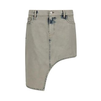 Coperni Asymmetrischer Denim Minirock - - Skirts - Damen - Grau - XS