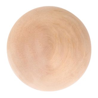 Garneck Unfertige Massivholz Bettpfosten Endkappe 9,9cm Runde Holzaufs&auml;tze f&uuml;r Gardinenstangen Treppen Fahnenmastspitzen und Heimdekoration