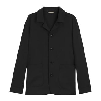 HUGO BOSS Homme, Vestes, Noir, Taille: 2XL Surchemise coupe d&eacute;contract&eacute;e