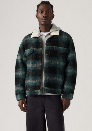 Levi's Fleecejacke TYPE 3 EXT SHERPA TRUCKER Druckknopfverschluss, seitliche Eingrifftaschen