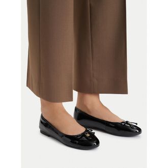 Tommy Hilfiger Ballerinas Tommy Hilfiger Hilifger Patent Ballet FW0FW09005 Schwarz