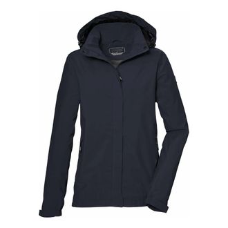 Killtec Jacke mit Kapuze und Frontrei&szlig;verschluss - - Sport - Damen - Blau - 2XL