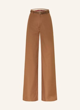 Max Mara Max Mara Studio Marlenehose Farea braun
