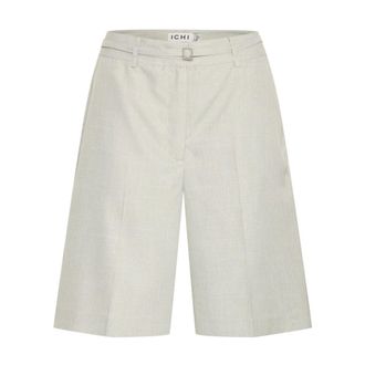 Ichi Ichi, Femme, Shorts, Gris, Taille: 38 FR Shorts Amples London Fog Melange