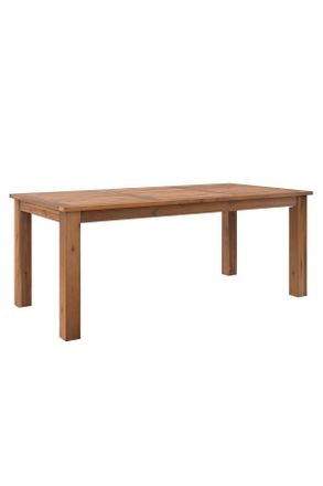 ambia GARDEN Gartentisch, Akazie, Holz, Akazie, Schichtholz, rechteckig, 100x76x200 cm, FSC 100%, Gartenmöbel, Gartentische, Gartentische