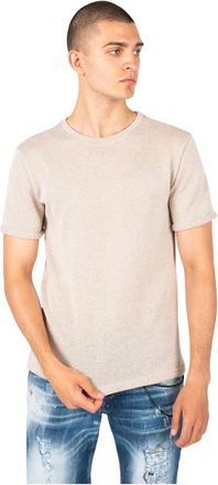Xagon Man T-shirt - Homme - Tops - Beige - Taille: XL