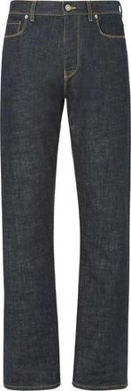 Fendi Logo-patch Contrast-stitch Jeans