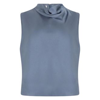 Vince Femme, Tops, Bleu, Taille: 40 FR Hauts