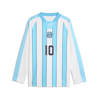 Puma T-shirt d&eacute;contract&eacute; KING Olympique de Marseille Homme, Accessoires, Blanc, 3XL