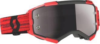 Scott Fury Chrome Red/Black Motocross-Brille (Red/Black, One Size)