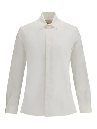 Valentino Garavani long-sleeve poplin shirt - Wei&szlig;