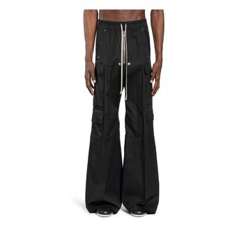 Rick Owens Homme, Pantalons, Noir, Taille: L Cargobelas Pantalons