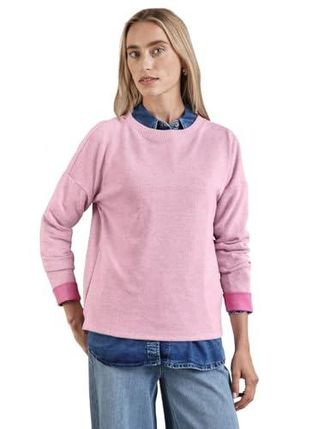 Street One A322118 T-Shirt m&eacute;lang&eacute;, Sunrise Pink Mel, 46 Femmes