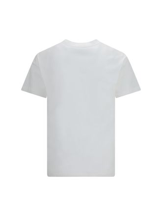 Valentino Mens Cotton T-Shirt With Vgold Bianco T-Shirts And Polos