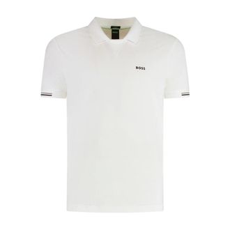 HUGO BOSS Homme, Tops, Blanc, Taille: S Jersey pour Tenues Polyvalentes