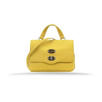 Zanellato Femme, Sacs, Jaune, Taille: ONE Size Sac Bandoulière en Cuir Girello