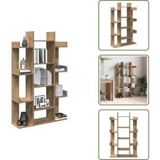 vidaXL Vidaxl - B&uuml;cherregal Artisan-Eiche 86x25,5x140 cm Holzwerkstoff - B&uuml;cherregal - B&uuml;cherregale - B&uuml;cherschrank - B&uuml;cherschr&auml;nke