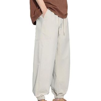 Generic Pantalon de jogging pour homme - Pantalon de loisirs confortable et &eacute;l&eacute;gant - V&ecirc;tements quotidiens pour hommes - Mode polyvalente pour le travail, les