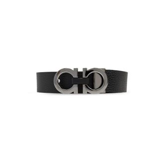 Ferragamo Leder G&uuml;rtel - - Accessories - Herren - Schwarzk - 90 CM