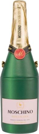 Moschino Femme, Sacs, Vert, Taille: ONE Size Champagne Bottle Bag