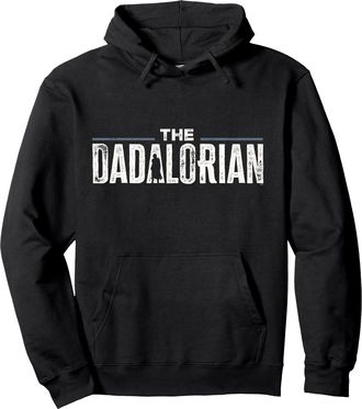 Star Wars The Mandalorian The Dadalorian Weathered Logo Pullover Hoodie
