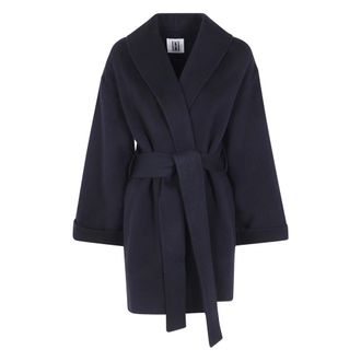 By Malene Birger Belted Manteaux - Femme - Manteaux - Noir - Taille: 34 FR