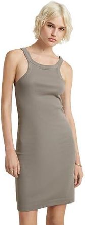 G-Star G-Star Femme Robe-D&eacute;bardeur Slim Ribbed, Gris (wild dove D24485-D289-G283), M