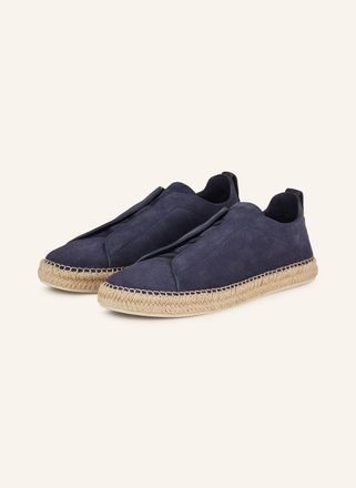 Ermenegildo Zegna Zegna Slip-On-Sneaker Triple Stitch blau