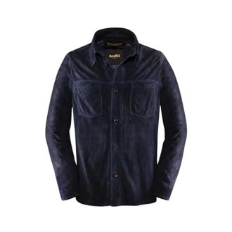 Moorer Homme, Vestes, Bleu, Taille: 2XL Bobbio Urg Jacket