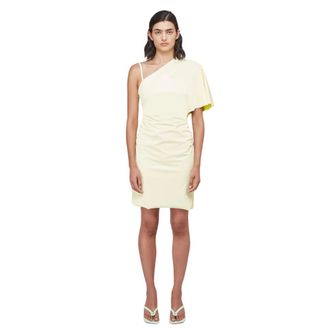 Maisie Wilen Slick Kleid mit Asymmetrischem Ausschnitt - - Dresses - Damen - Gelb - M