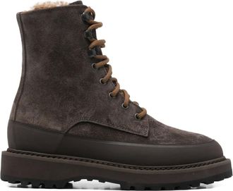 Le Monde Beryl bottines Dolomite 35 mm à lacets - Marron