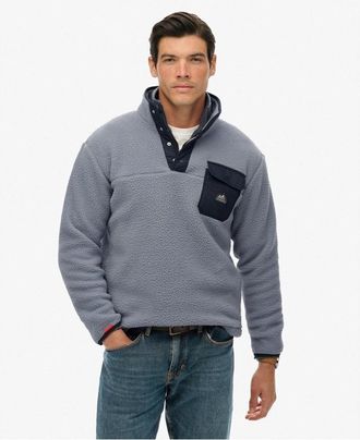 Superdry Fuji Popper Neck Fleece