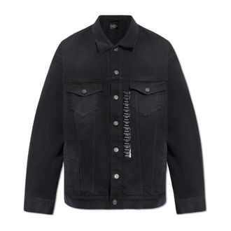 Balenciaga Oversize Jeansjacke - - Jackets - Herren - Schwarzk - S