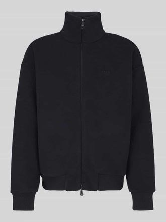 HUGO BOSS Regular Fit Teddyjacke mit Zweiwege Rei&szlig;verschluss