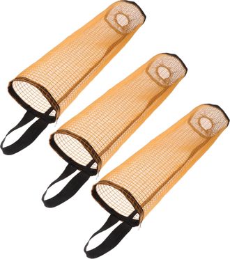 Cabilock 3 Stück Teiliges Nylon Plastiktütenhalter Stabiler Haushaltsbeutelspender mit Kleinem Bodenöffnung Wiederverwendbar und Waschbar Praktischer Organizer