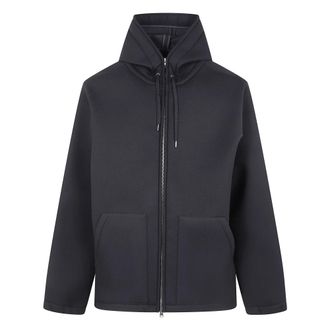 Herno Homme, Sweatshirts et sweats &agrave; capuche, Noir, Taille: L Belt Pockets Short Jacket