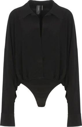 Norma Kamali Femme, Tops, Noir, Taille: 40 FR Body