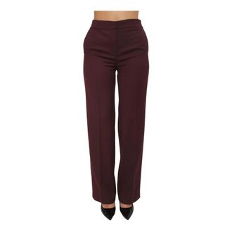 Twinset Wollmischung Hose - - Trousers - Damen - Rot - XL