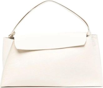 STUDIO NICHOLSON Femme, Sacs, Blanc, Taille: ONE Size Sac Bandouli&egrave;re Pli&eacute;e
