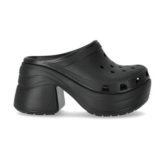 Crocs Femme, Chaussures, Noir, Taille: 38 EU Sabot à talon Siren avec perforations