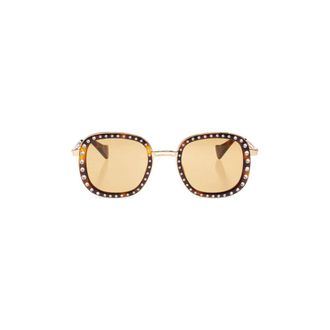 Valentino Garavani Lunettes de soleil Vg0062S - unisex - Accessoires - Jaune - Taille: 47 MM