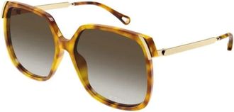Chlo&eacute; Femme, Accessoires, Brun, Taille: 60 MM Lunettes de soleil