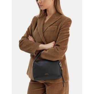 Tommy Hilfiger Handtasche Tommy Hilfiger City Leather Mini Bag AW0AW18150 Schwarz