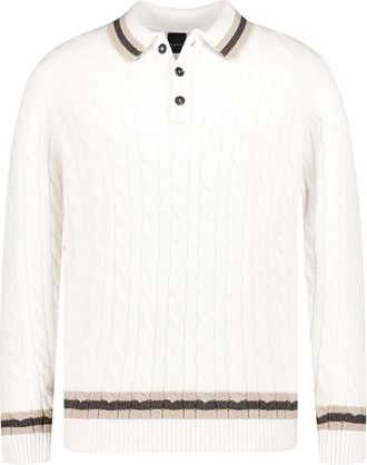 Bugatti Herren Pullover beige unifarben