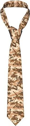 Generic Cravate Pour Hommes Jumusi Camouflage D&eacute;sertique Classique Necktie &Eacute;l&eacute;gant Cravate Pour Accessoires C&eacute;l&eacute;brations Remise De Dipl&ocirc;me
