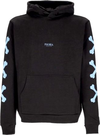 Phobia Archive Homme, Sweatshirts et sweats &agrave; capuche, Noir, Taille: XL Cross Bones Sweat &agrave; capuche