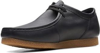 Clarks Homme Shacre II Run Oxford, Cuir Noir, 41.5 EU