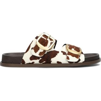 Notre-V Animal-Print-Slipper - - Shoes - Damen - Braun - 40 EU